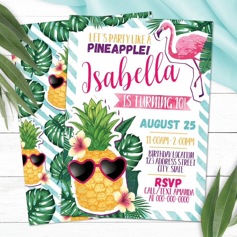 Pineapple Birthday - Etsy