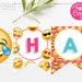 Editable Emoji Birthday Banner, Emoji Banner, Emoji Birthday, Emoji ...