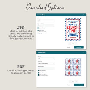 Crunch Time Printable Tag Crunch Time Chocolate Bar Tag Appreciation ...