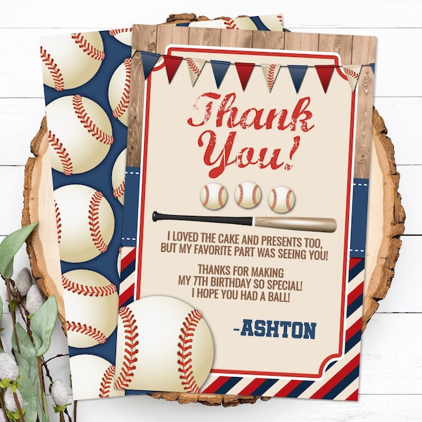 Baseball Thank You - Etsy