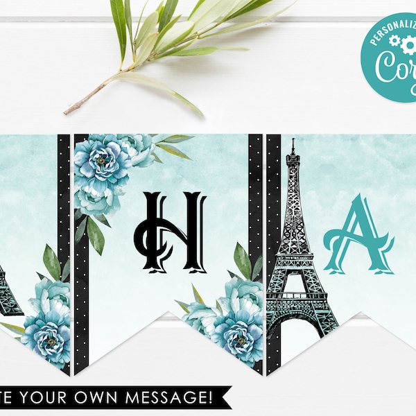 Paris Banner - Etsy