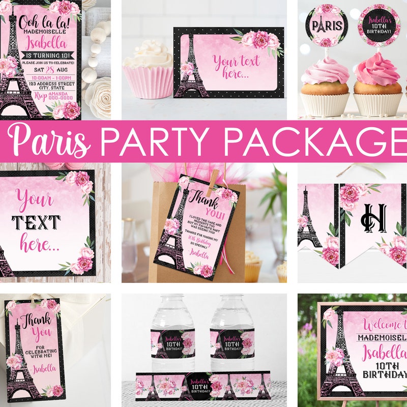 Paris Party - Etsy