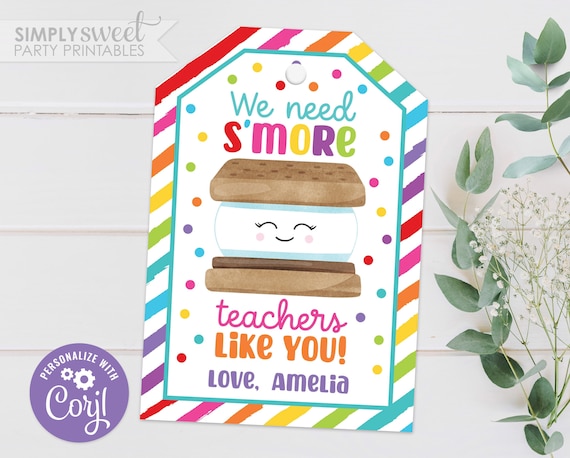 Paper We Need Smore Employees Like You Thank You Tag Edit with Corjl ...