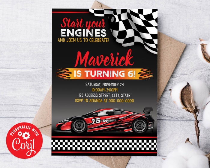 Car Invite - Etsy