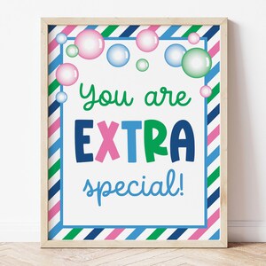 Extra Special Printable Sign | Extra Gum Sign | Appreciation Sign ...