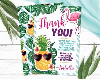Pineapple Thank You - Etsy