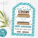 Editable S'mores Gift Tag, Wish We Had S'more Time Together Tag, Staff ...
