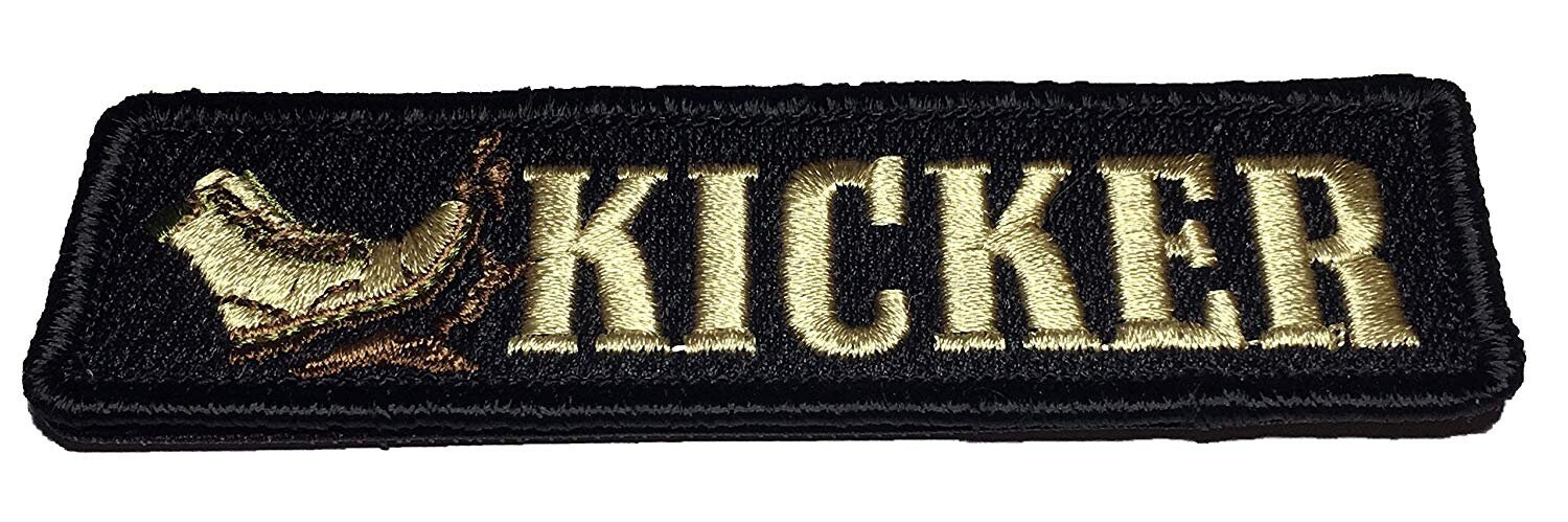 Sht Kicker Embroidered Morale Patch With Hook and Loop - Etsy
