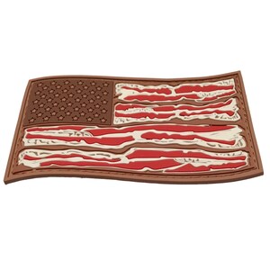 American Bacon Flag PVC Morale Patch - Etsy