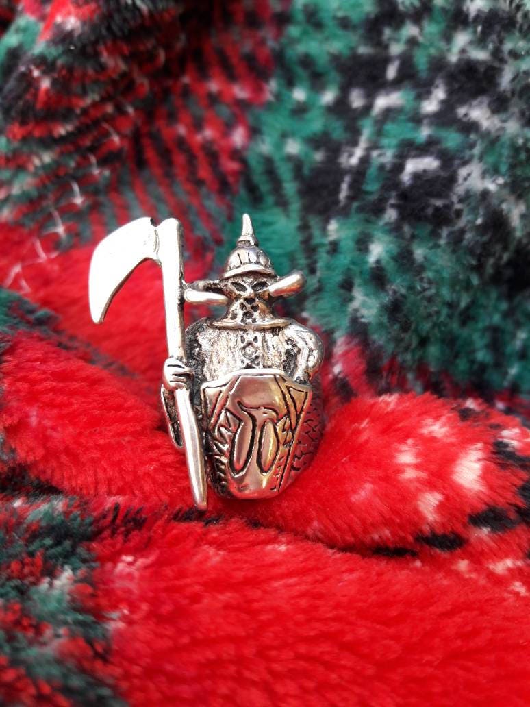 Vintage 1985 Gothic Executioner Viking G&S Biker Ring - Size 12.5 - Etsy