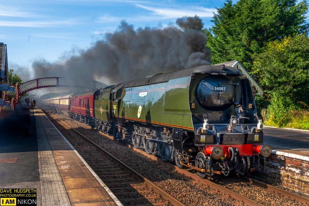 Tangmere, a Restored Steam Locomotive Speeds Through Cumbria - Etsy