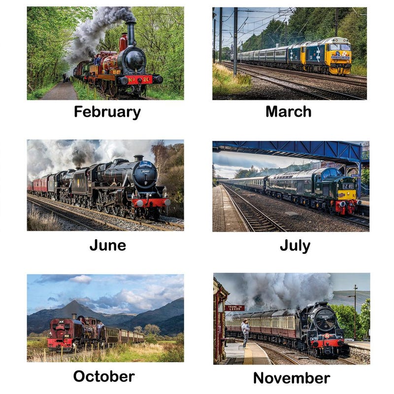 2026 Train Calendars - Etsy UK