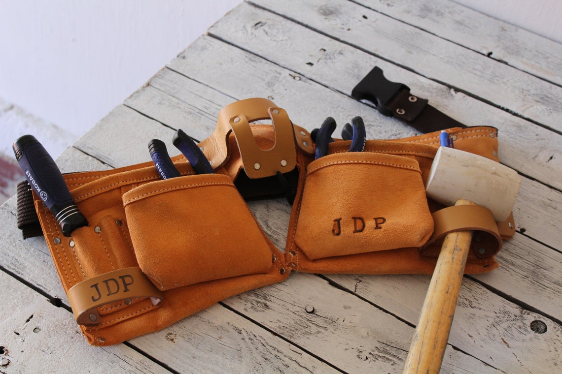 Tool Belt Monogramed Tool Belt Perfect Wedding Gift | Etsy