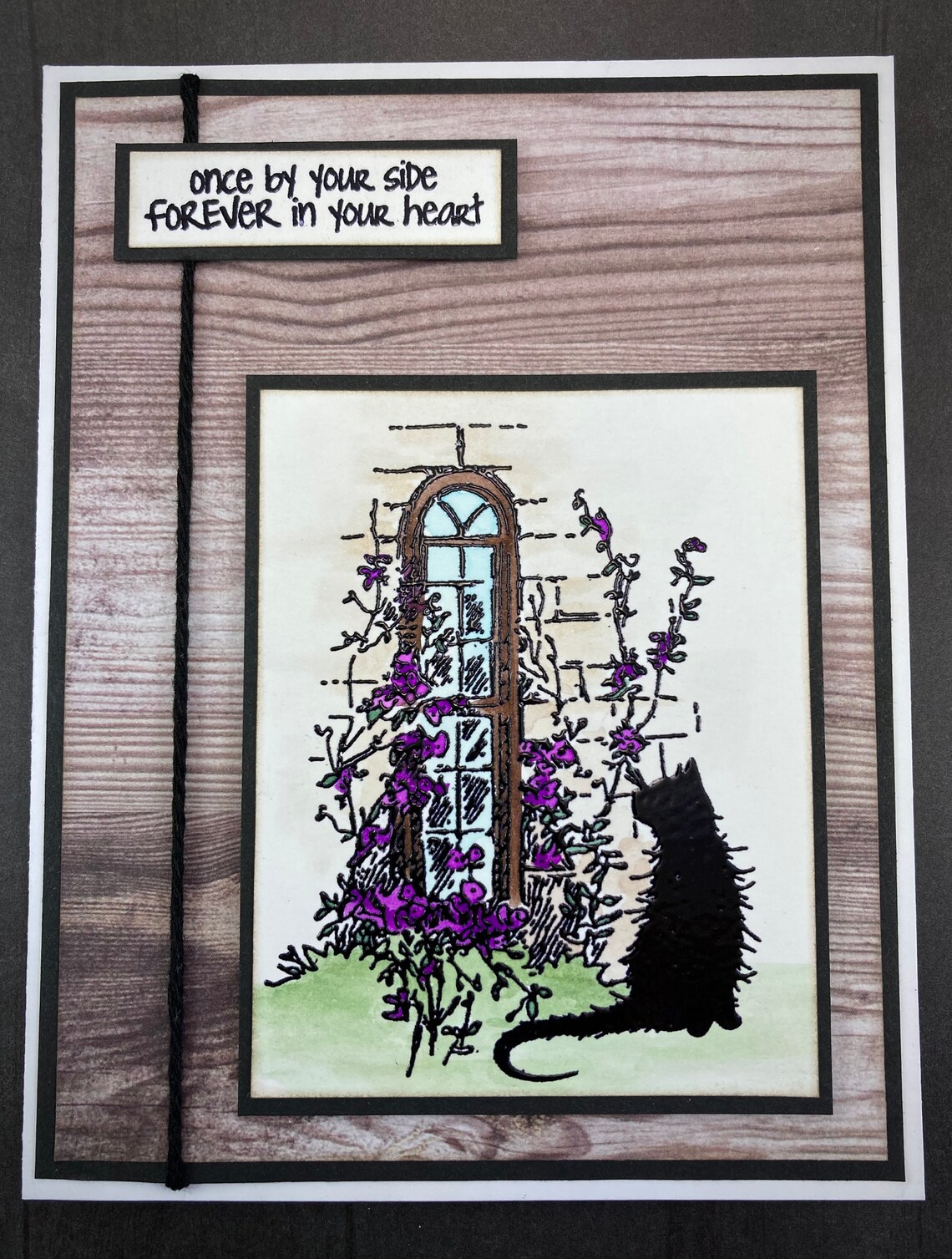 Cat Sympathy Card Pet Condolence Card Cat Bereavement Card Cat ...