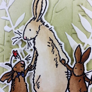 Rabbit Card - Blank Card - Bunny Card - Birthday Card - Friendship Card ...