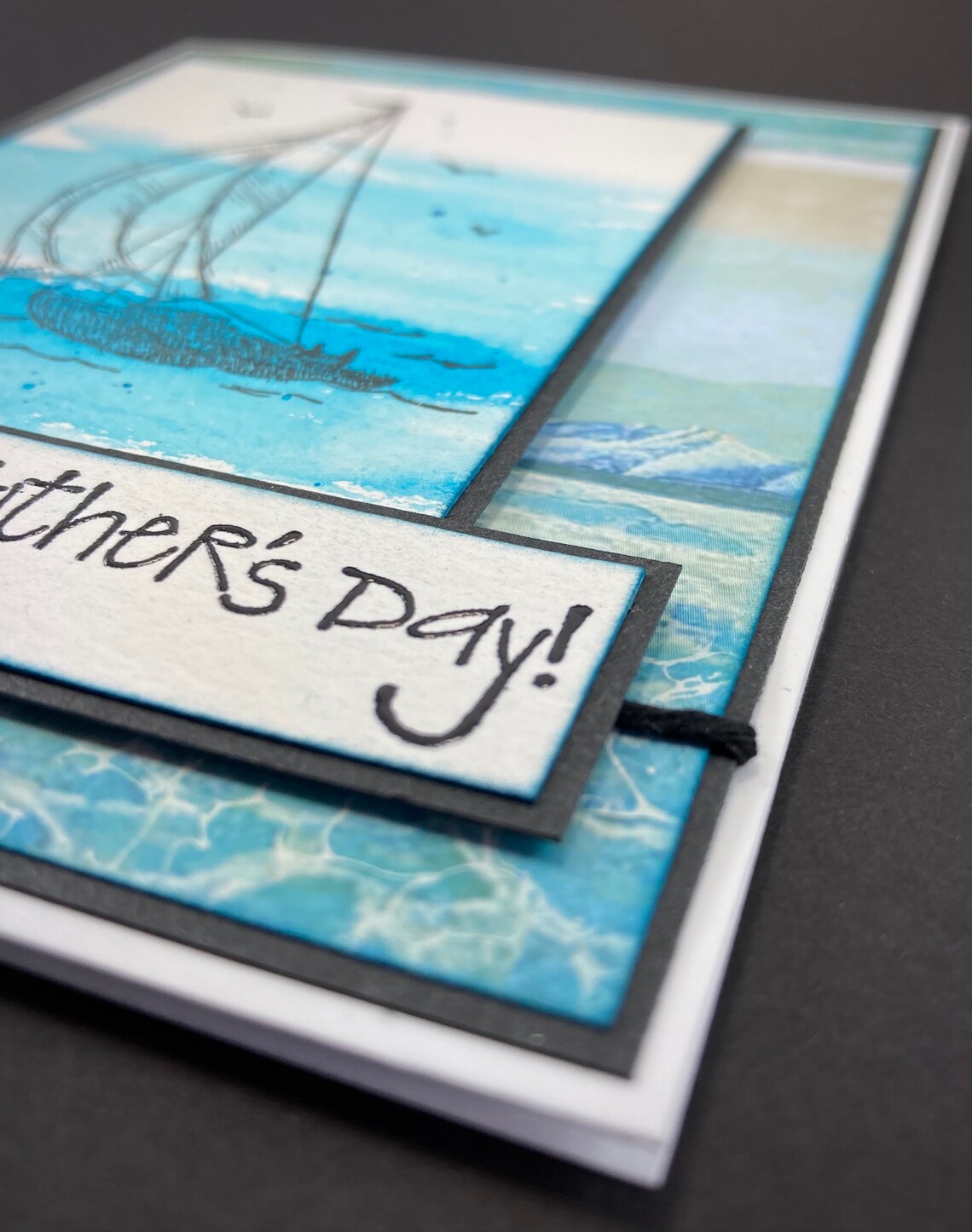Father's Day Card Happy Father's Day Sailboat Card Nautical Card Ocean ...