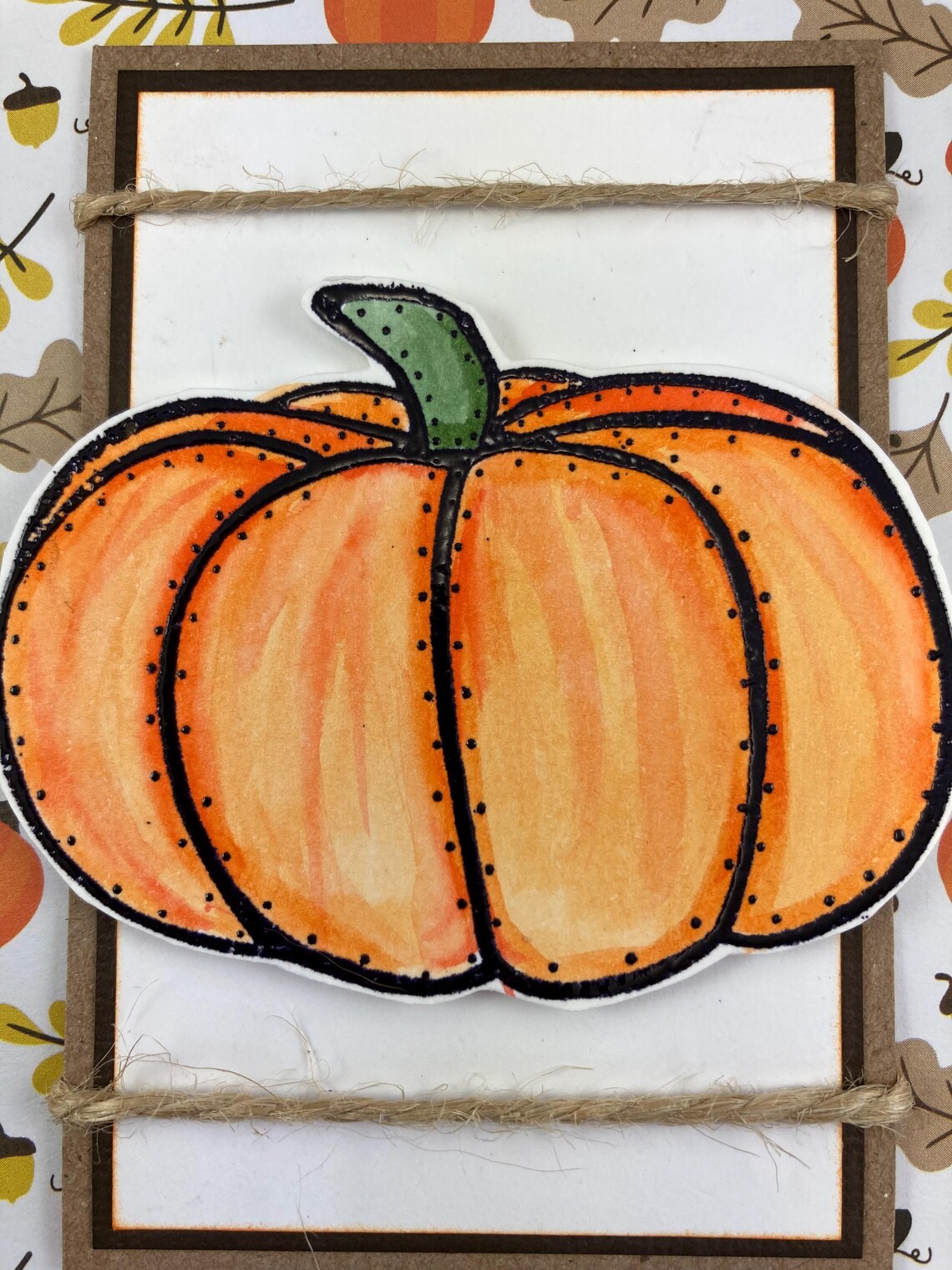 Autumn Cards Pumpkin Cards Blank Pumpkin Card Fall Cards Thanksgiving ...