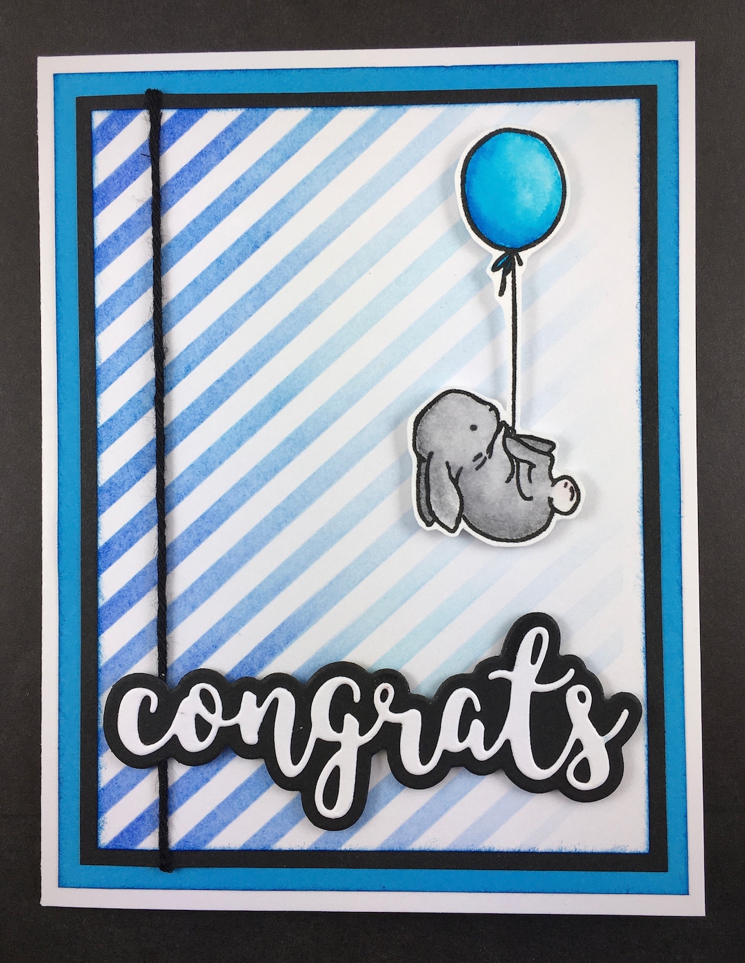 Congrats Card - Graduation Card - Congratulations - Bunny Card ...