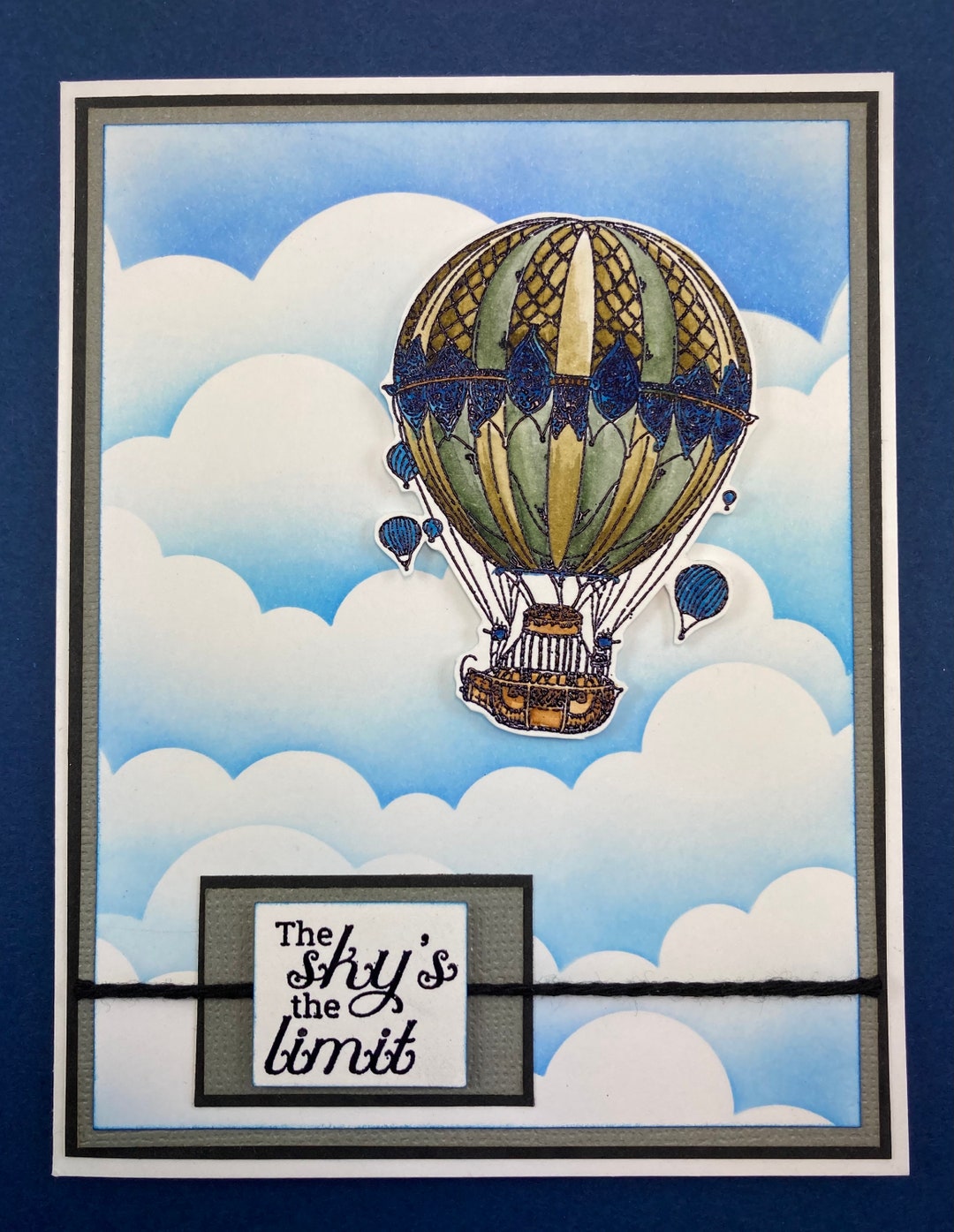 Graduation Card Congrats Graduate Congratulations Hot Air Balloon Hot ...