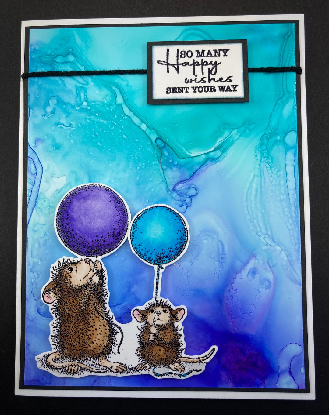 Blank Card - Birthday Card - Celebration Card - House Mouse Cards ...