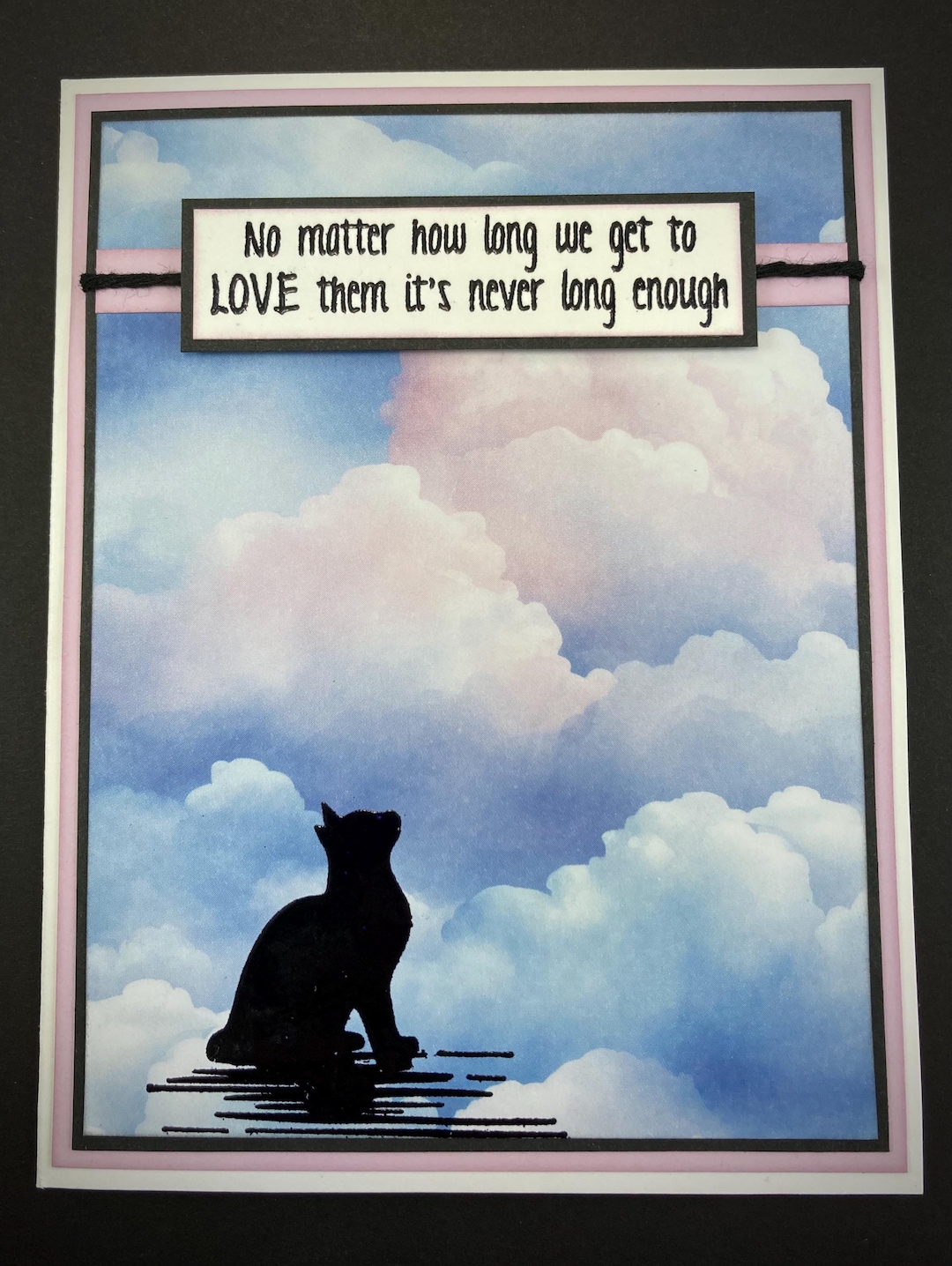 Pet Sympathy Card - Cat Sympathy Card - Pet Sympathy - Cat Condolences ...