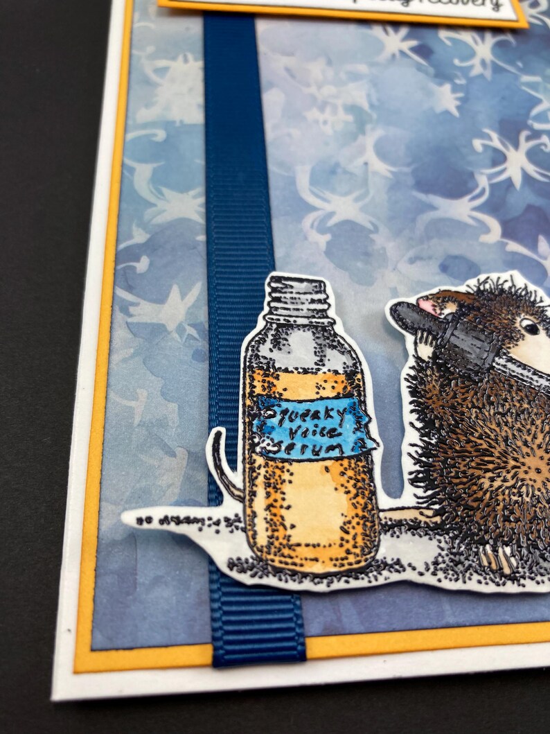 Get Well Soon Card Get Well Cards House Mouse Cards Cute Get Well Soon ...