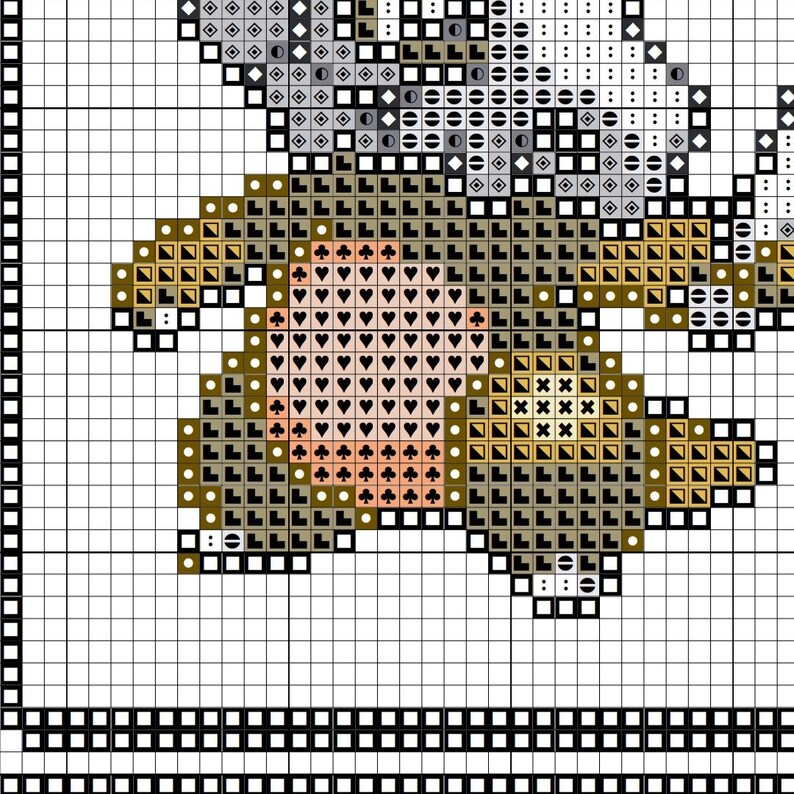 Cubone Generations I-V - Pokedex Style - Cross Stitch Pattern - Etsy