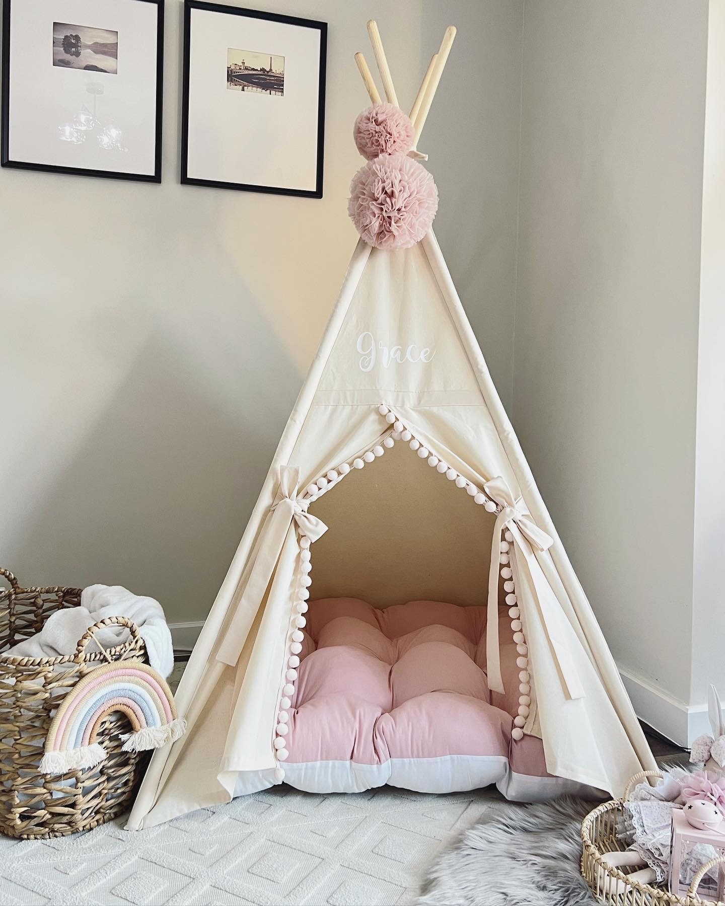 Teepee Tent for Kids Teepee Kids Teepee Teepee Tent Play - Etsy UK