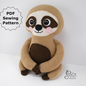 Sloth Sewing Pattern, Sloth Pattern, Sloth Plush Pattern, Sloth Plush ...
