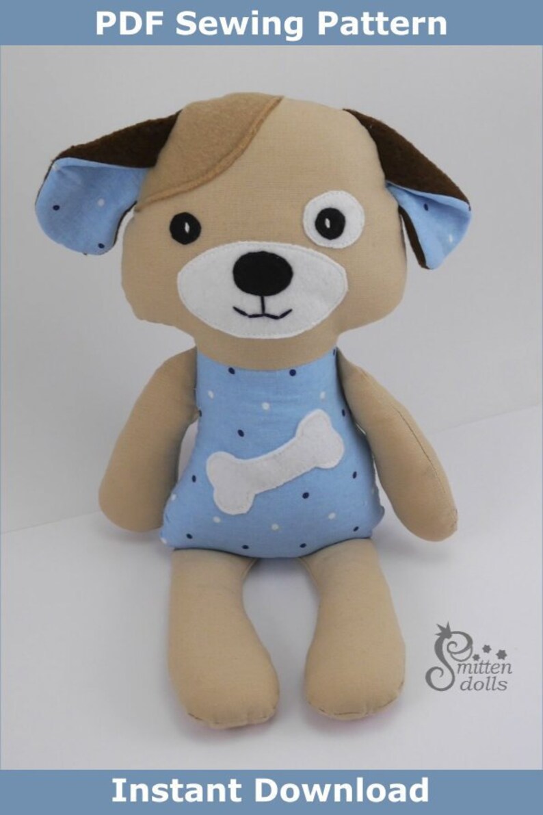 Dog Sewing Patterns, Dog Pattern, Dog Sewing Pattern, Dog Softie ...