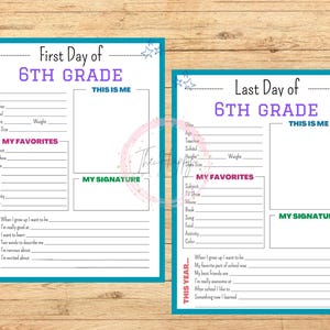 All About Me First and Last Day of School Printable, Interview Sheet ...