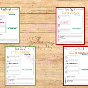 All About Me First and Last Day of School Printable, Interview Sheet ...