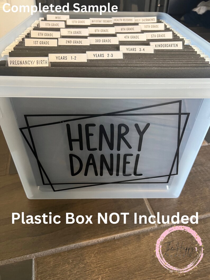 Children’s Memory Box DIY Kit | Kids Milestone DIY Kit | School Memory ...