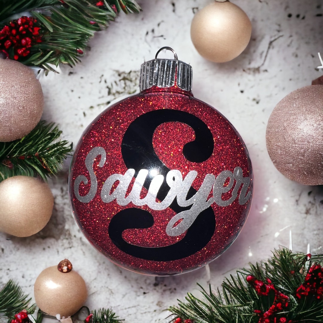 Personalized Christmas Ornaments, Name Ornaments, Christmas, Holiday ...
