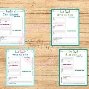 All About Me First and Last Day of School Printable, Interview Sheet ...