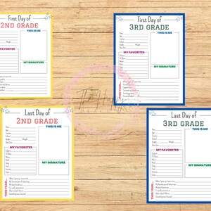All About Me First and Last Day of School Printable, Interview Sheet ...