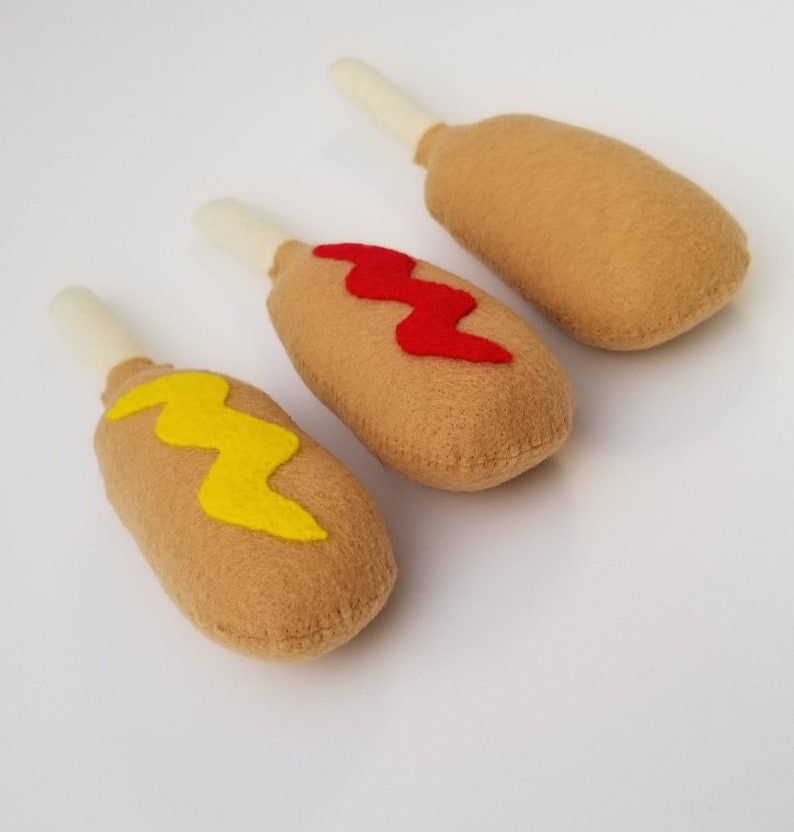 Corn Dog Cat Toy | Etsy