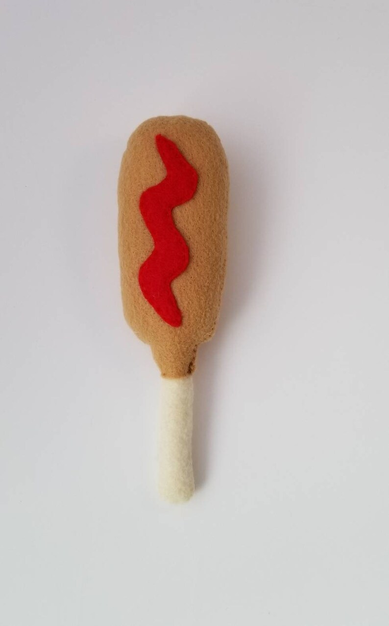 Corn Dog Cat Toy | Etsy
