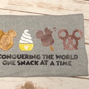 Conquering the World One Snack at a Time Shirt - Etsy