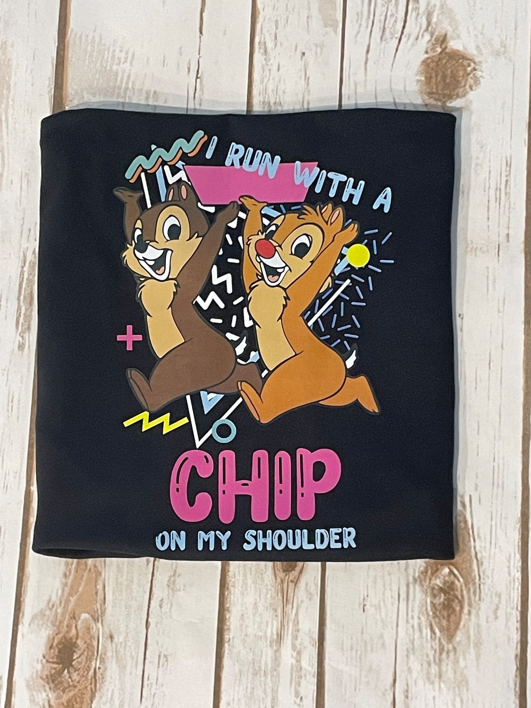 Chip Dale Running Tank 10K 90's Race Marathon Running Double Chipmunks ...