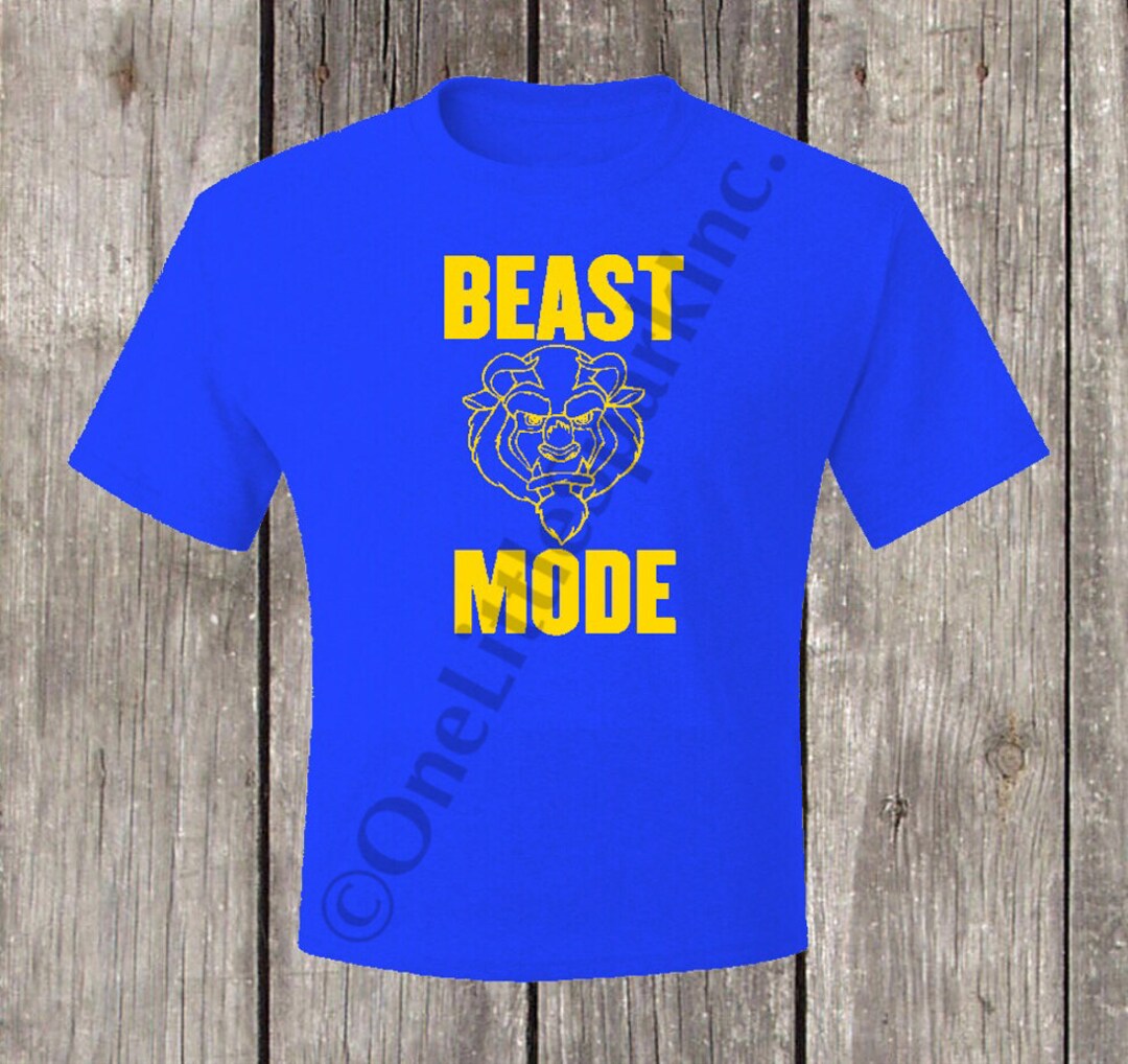 Beast Mode Shirt Beauty and the Beast Shirt Beast Running - Etsy UK