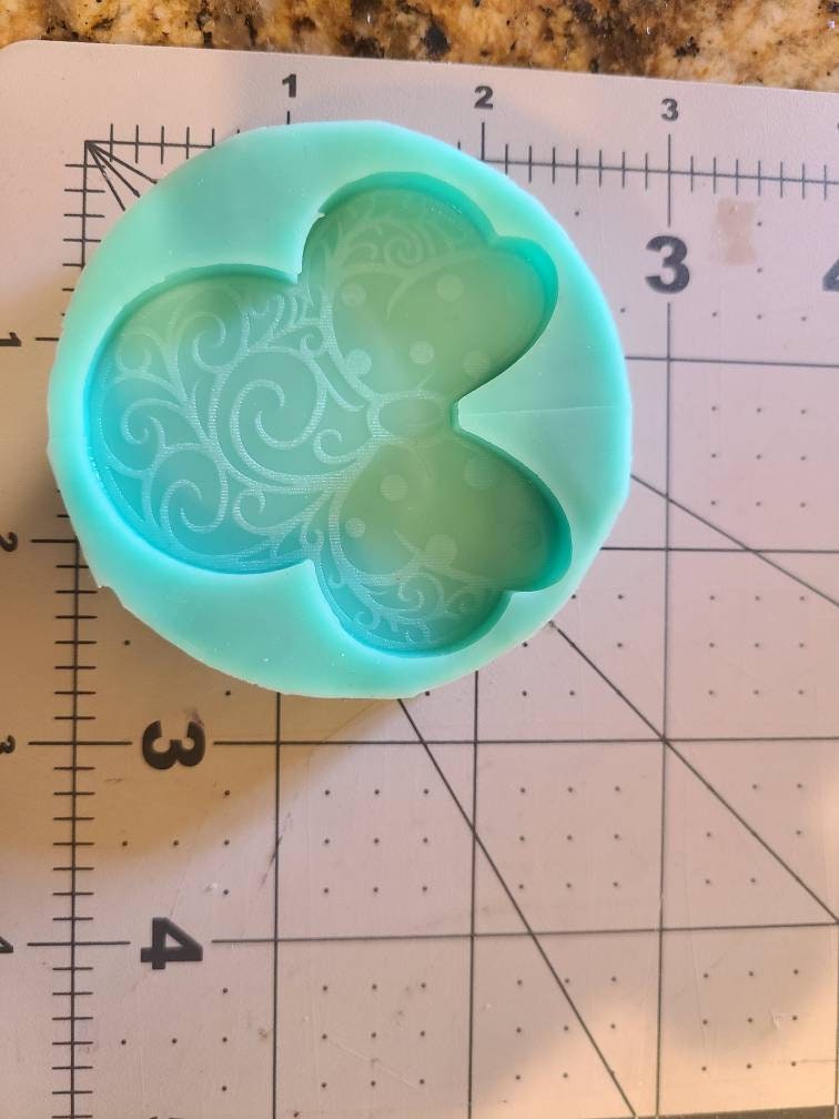 VERY SHINEY M Mouse Head Silicone Mold - Etsy