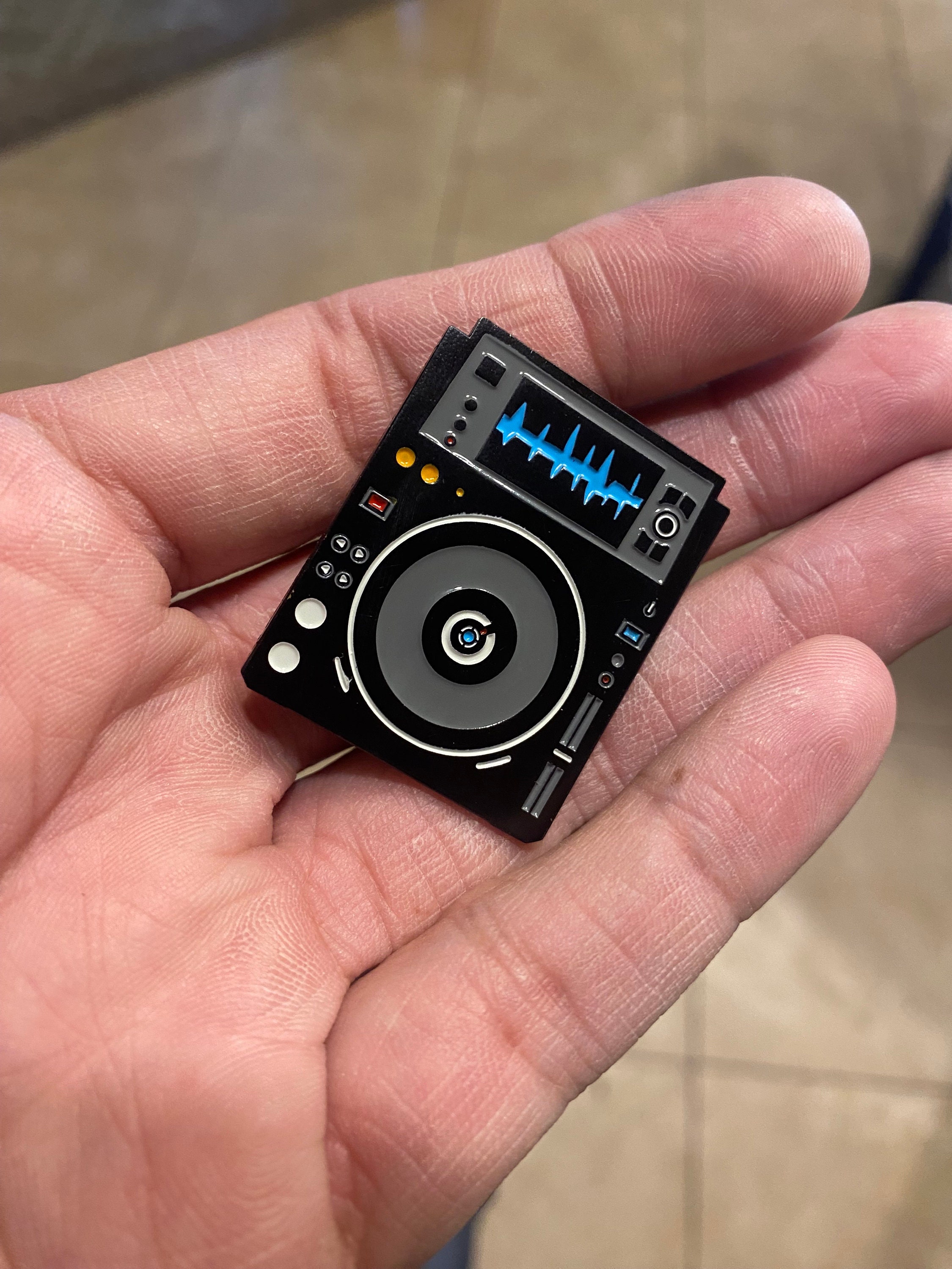 CDJ Enamel Pin for Djs and Music Enthusiasts - Etsy