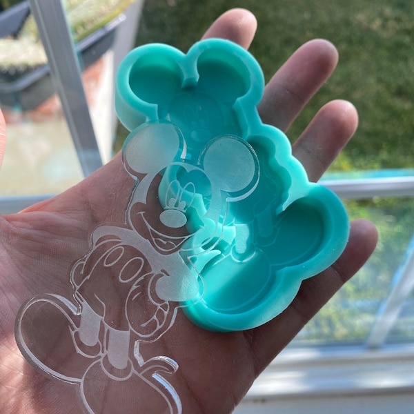 Mickey Mouse Silicone Mold - Etsy