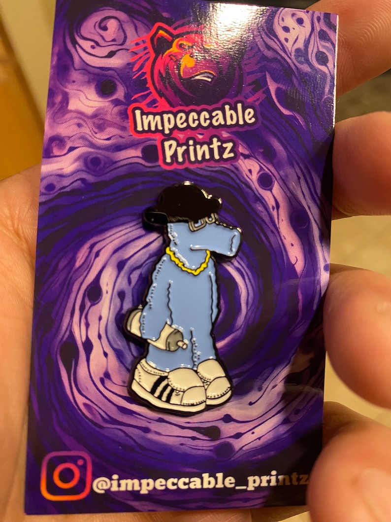 Blue Quasimoto Enamel Pin - Lord Quas - Madlib Enamel Pin - Etsy