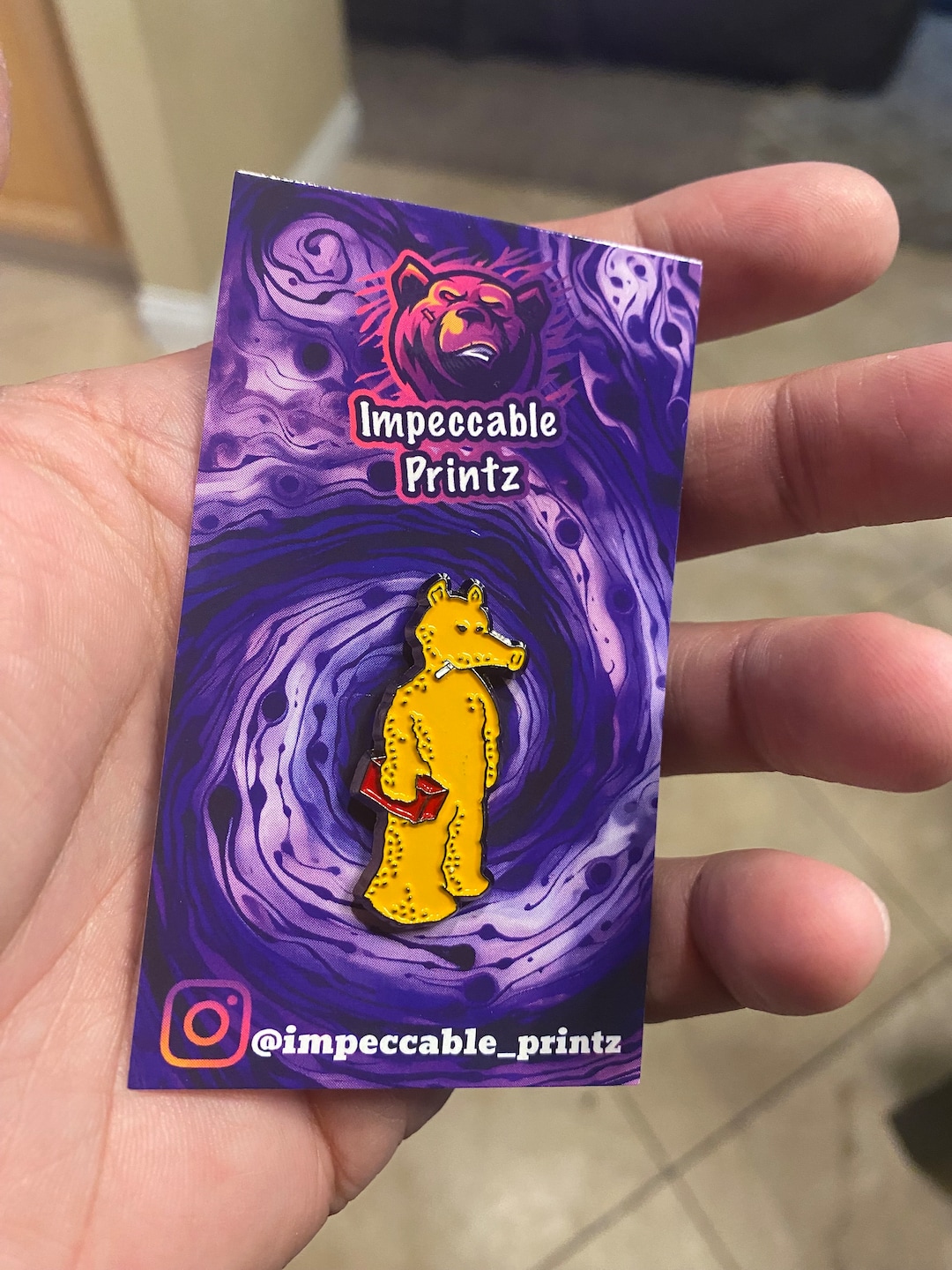 Quasimoto Enamel Pin With 1 FREE Mf Doom Sticker - Etsy