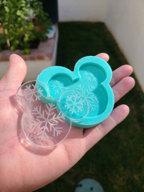 Mouse Christmas Snowflake Silicone Mold - Etsy