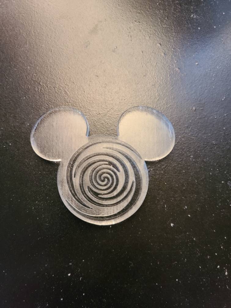 VERY SHINEY Mouse swirl head silicone mold for resin | Etsy