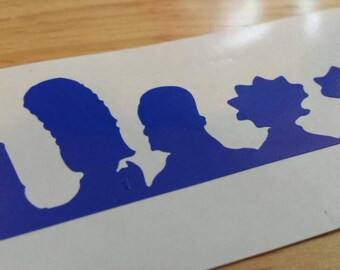 Simpsons Car Decal - Etsy