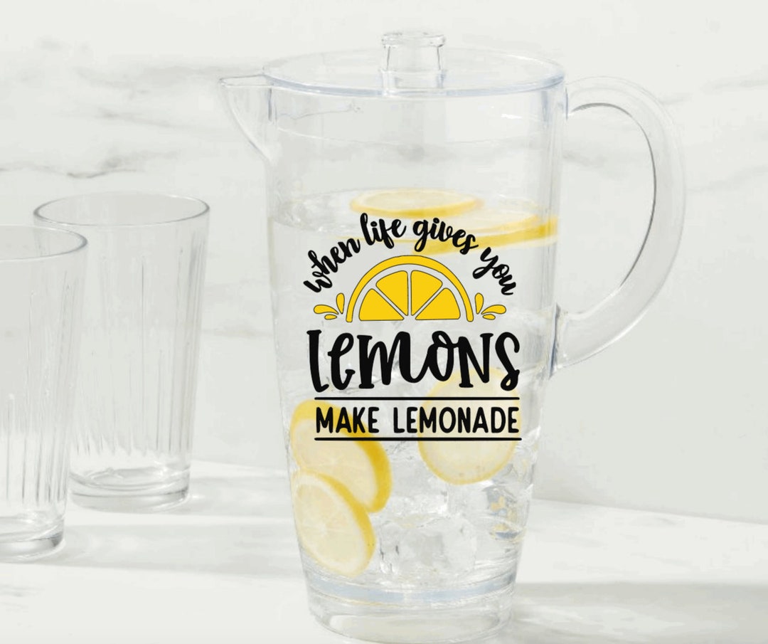 Lemonade Pitcher Juice Pitcher Summer Party Supplies - Etsy